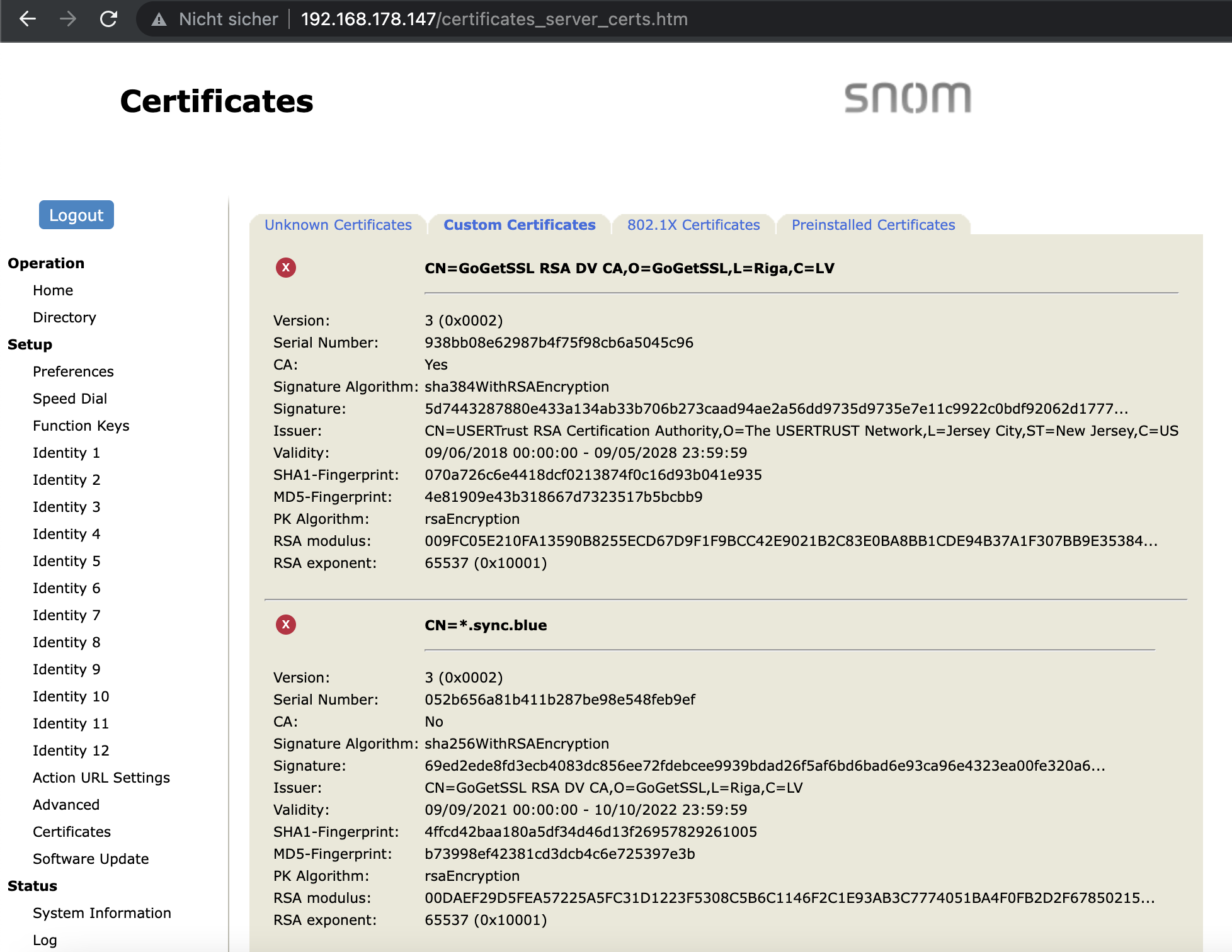 How do I synchronize my contacts with the snom phonebook? – sync.blue® help